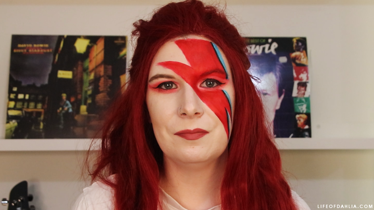 Rock N’ Roll Makeup Series – Recreating David Bowie’s Lightning Bolt ...